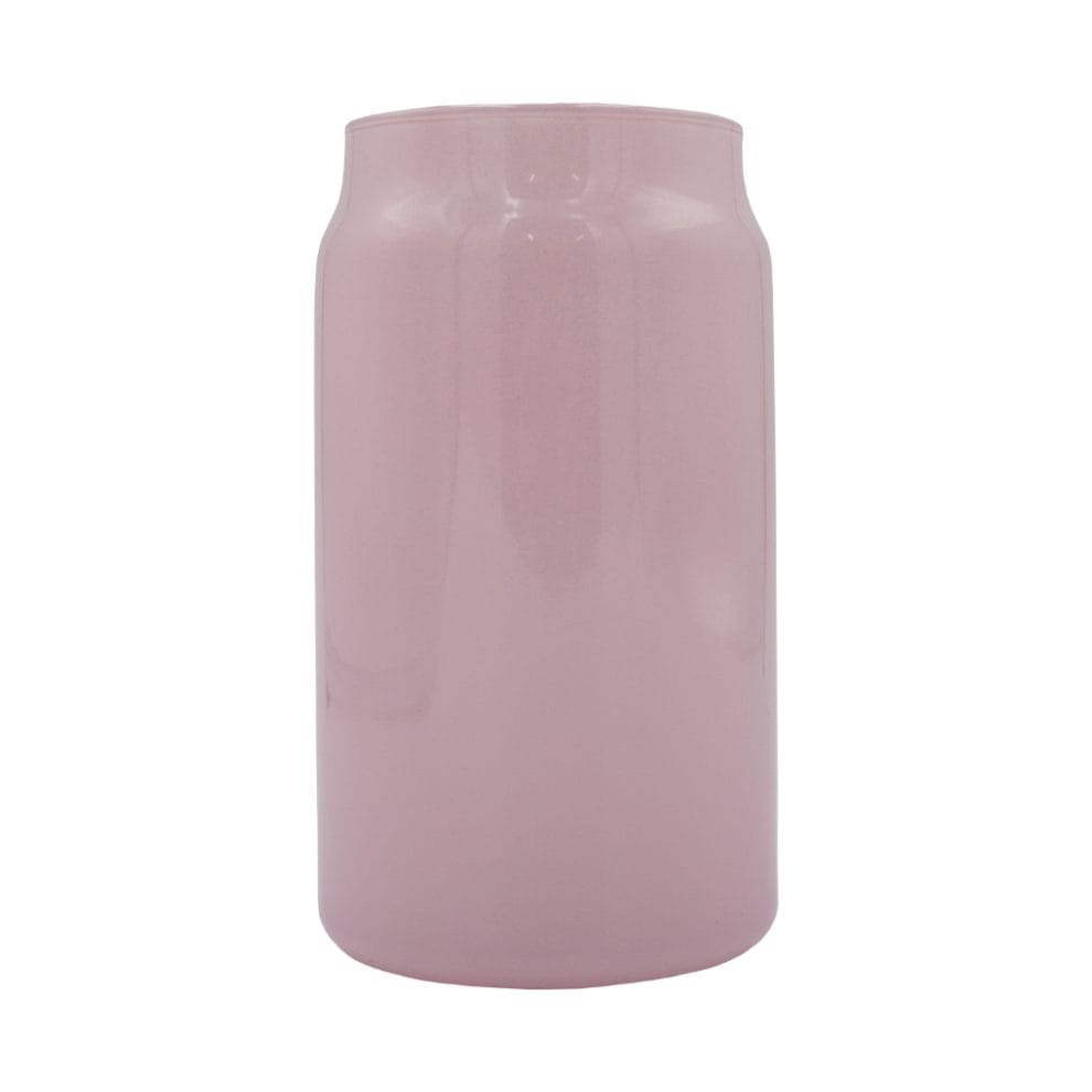 15oz Libbey Tumbler Light Pink Glitter Glass Sublimation Blank with ...