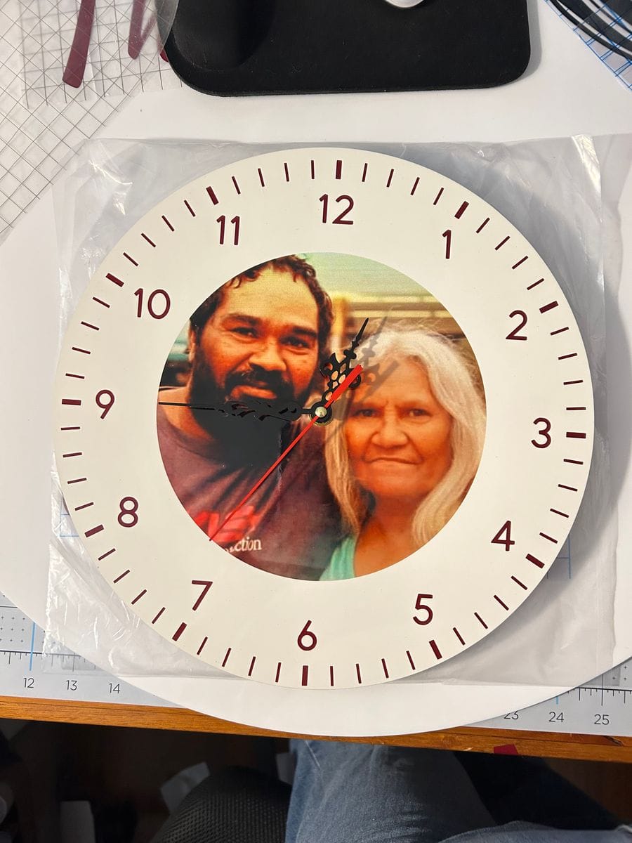 MDF Clock Sublimation Blank - Sublimation Supplies