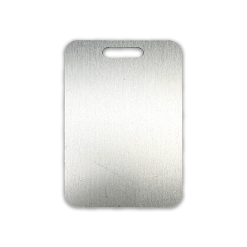 Luggage Tag Gloss Aluminium Sublimation Blank - Sublimation Supplies