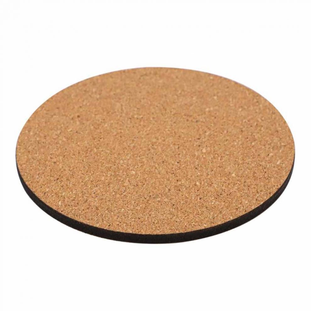 Coaster Round MDF Sublimation Blank with Cork Back [Pack of 50 ...