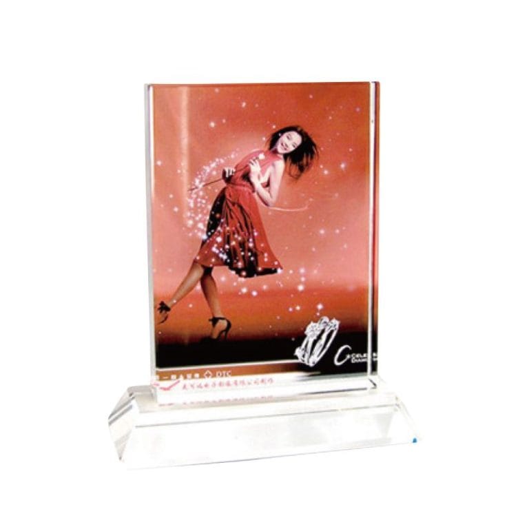 Crystal T Shape Trophy Glass Sublimation Blank - Sublimation Supplies
