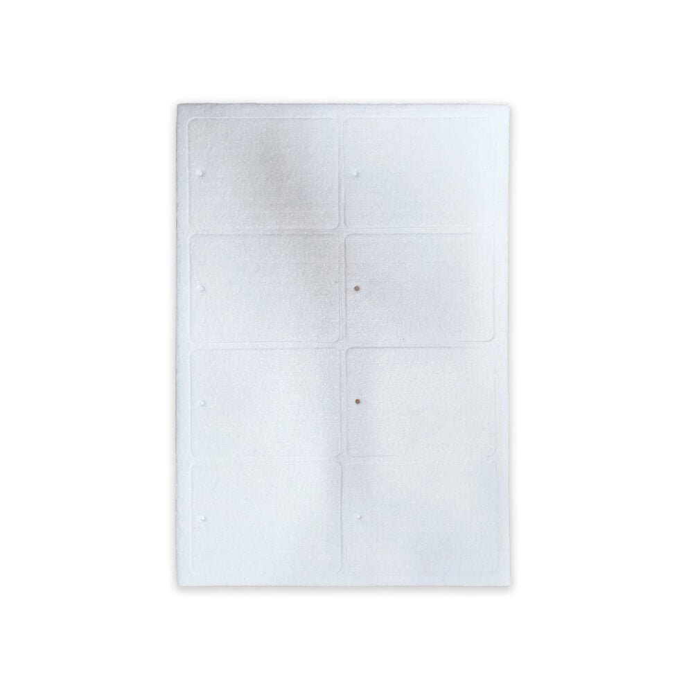 Air Freshener Sheet of 8 Felt Sublimation Blank - Sublimation Supplies