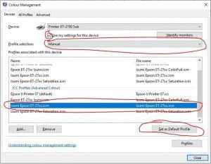 Izumi Epson ICC Colour Profiles - Sublimation Supplies