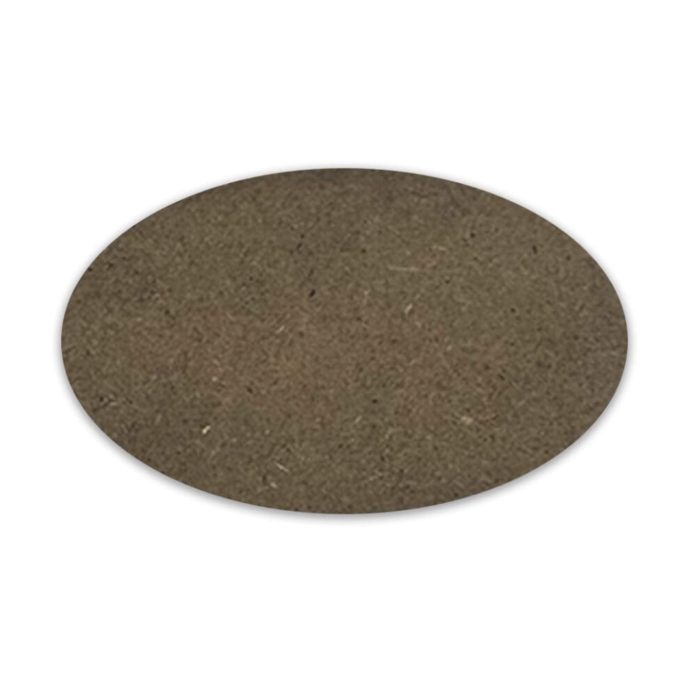 Name Badge Large Oval Gloss MDF Sublimation Blank - Sublimation Supplies