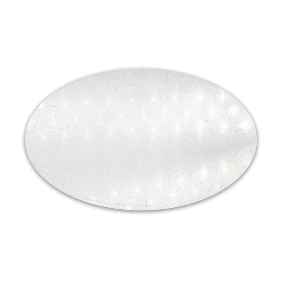 Name Badge Large Oval Gloss MDF Sublimation Blank - Sublimation Supplies