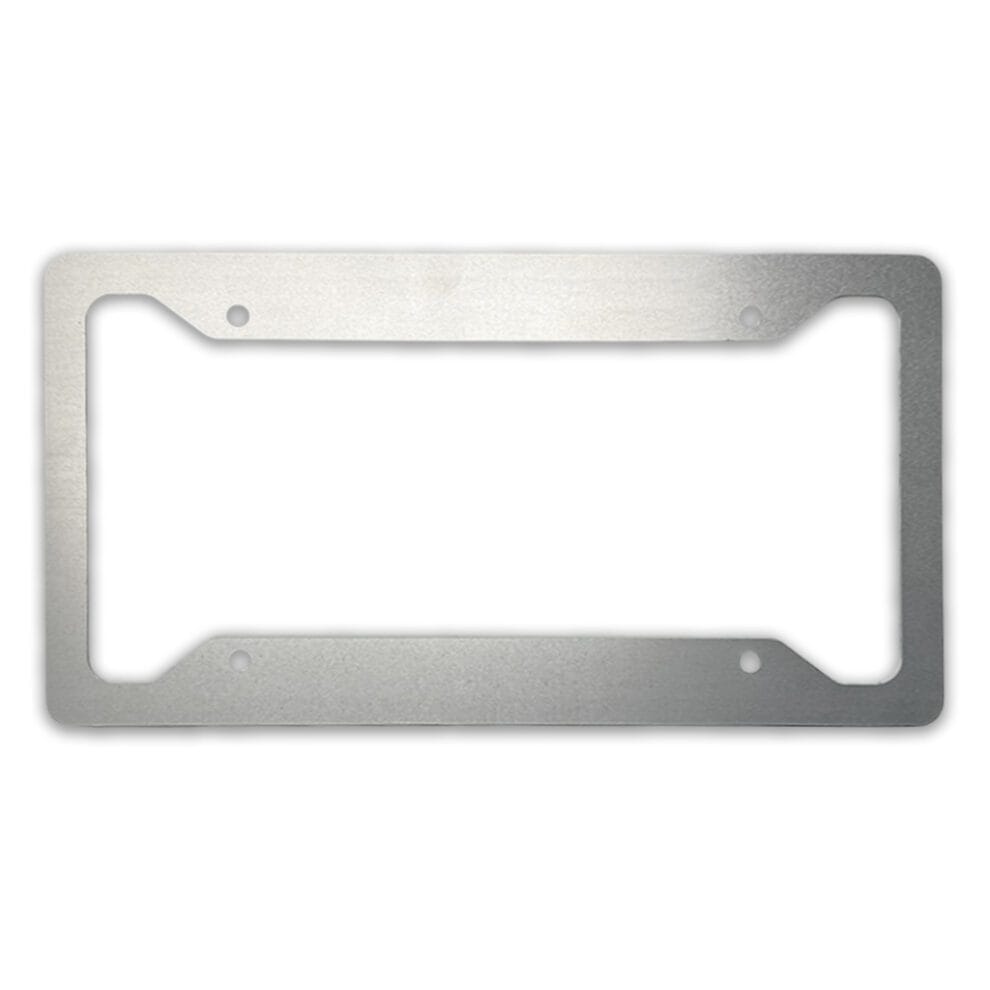 Number Plate Frame UV Resistant Aluminium Gloss Aluminium Sublimation ...