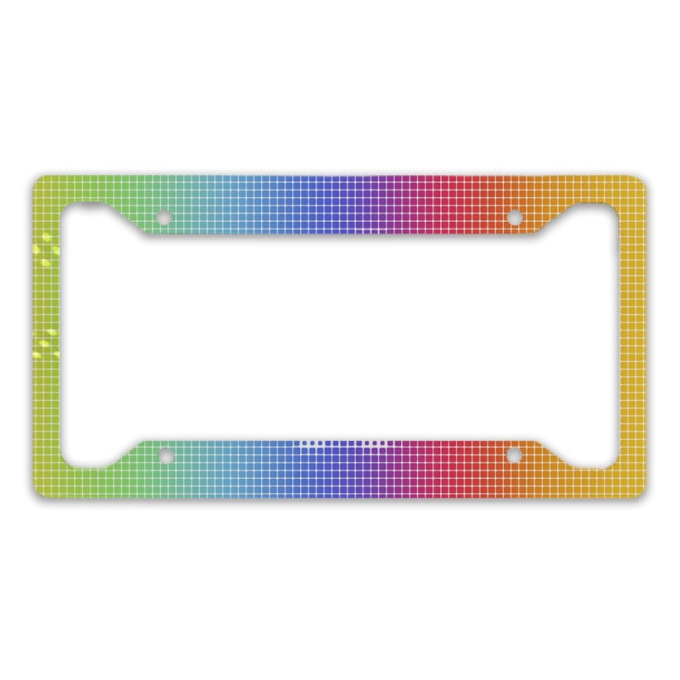 Number Plate Frame UV Resistant Aluminium Gloss Aluminium Sublimation ...