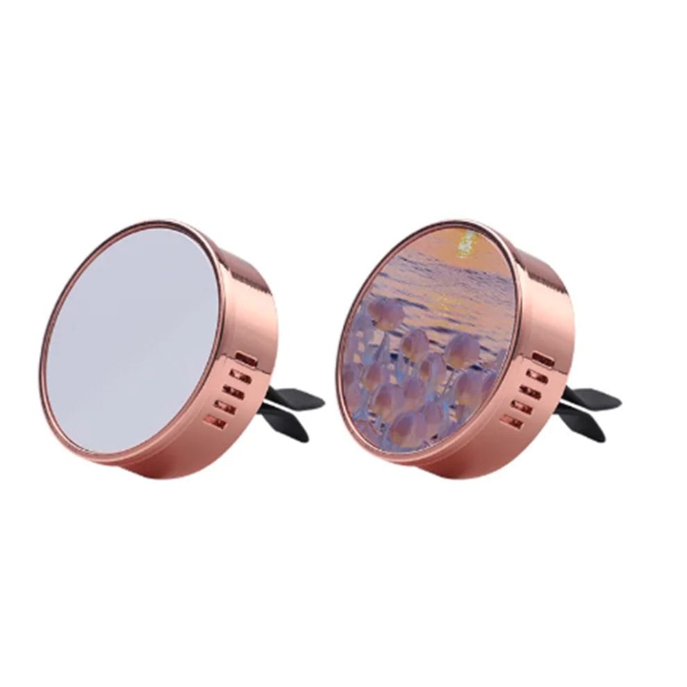 Air Freshener Magnetic Rose Gold Vent Clip Metal Sublimation Blank ...