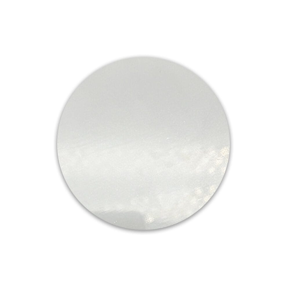Coaster Round Gloss White Acrylic Sublimation Blank - Sublimation Supplies