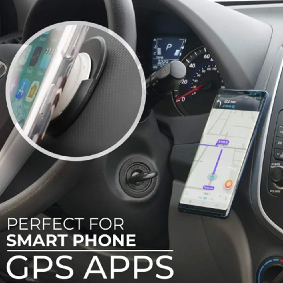 Pop Phone Holder Socket Rubber Receiver Mount Black - Sublimation Supplies