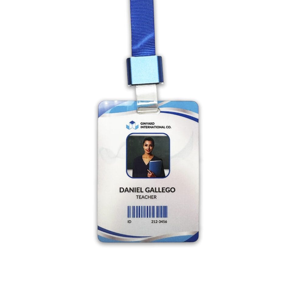 ID Card Medium with Lanyard Aluminium Sublimation Blank - Sublimation ...