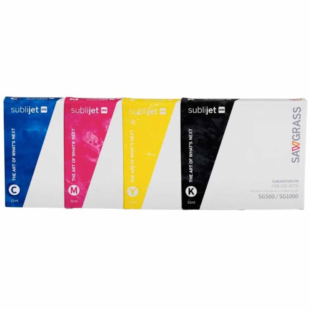 Sublijet HD Dye Sublimation Ink CMYK SG500 SG1000 Sawgrass Set of 4 ...
