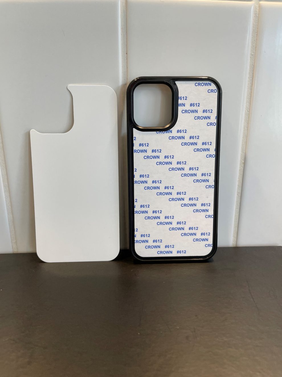 Apple iPhone 12 6.1 TPU PC Sublimation Blank Phone Case Cover ...